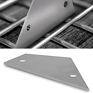 Guitar Luthier Tool Stainless Steel Fret Rocker Leveling Tool for Guitars Electric Bass Guitar Ruler, 4.13x1.96inch