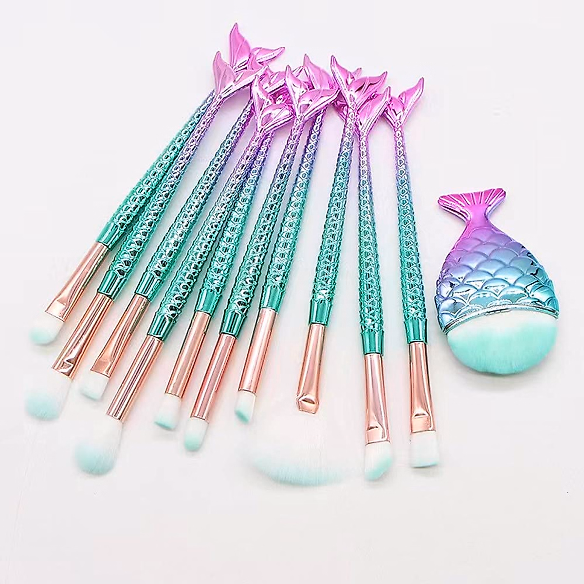 Makeup Brush Set 11Pcs Eye Makeup Brushes, Eyeshadow Concealer Eyeliner Brow Blending Brush Tool