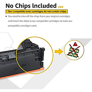 CMYBabee Compatible 414A Toner Cartridge 4 Pack Replacement for HP 414A 414X W2020A for Color Laserjet Pro MFP M479fdw M479fdn M454dw M454dn M479 Printer Ink W2021A W2022A W2023A W2020X W2021X W2022X