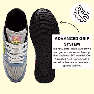 Omega Walk Era Womens Sneakers Womens Lace up Casual Tennis Shoes | Lightweight | Breathable | Classic Style | Womens Walking Shoes Perfect for Daily Outdoor Fitness & Everyday Activity Blue