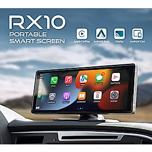 Coral RX10 Newest 10.26-inch Wireless Carplay/AirPlay & Android Auto/Cast Navigation Infotainment Car Stereo, Supporting Bluetooth, AUX, FM Transmitter & All Cars Trucks (RX10)