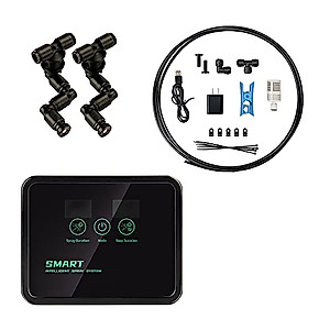 Reptile Automatic Humidifiers Spray System,vivarium Tank Misting System With Adjustable 360° Spray Nozzles And Timing Controller,amphibians Intelligent Humidifier For Rainforest Ecosystem