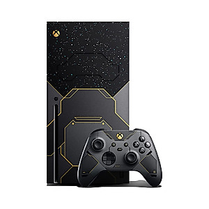 Microsoft Xbox Series X - Halo Infinite Limited Edition + 1 Wireless Controller - Backward Compatible with Thousands of Games, 16GB GDDR6 Memory, True 4K Gaming, Up to 120 FPS w/Tivdio 4K HDMI Cable