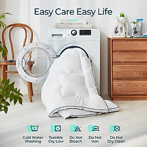 LINSY Celeste Mattress Topper Twin Size, Extra Thick Pillow Top Mattress Topper, Soft Mattress Pad Down Alternative Filled, Fluffy Pillowtop Mattress Cover with Straps, Machine Washable, 74" * 38"