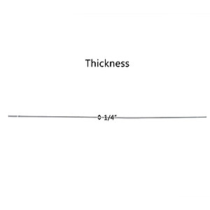 Acrylic Clear Plexiglass Cast Sheet 1/4" x 24" x 24" Nominal