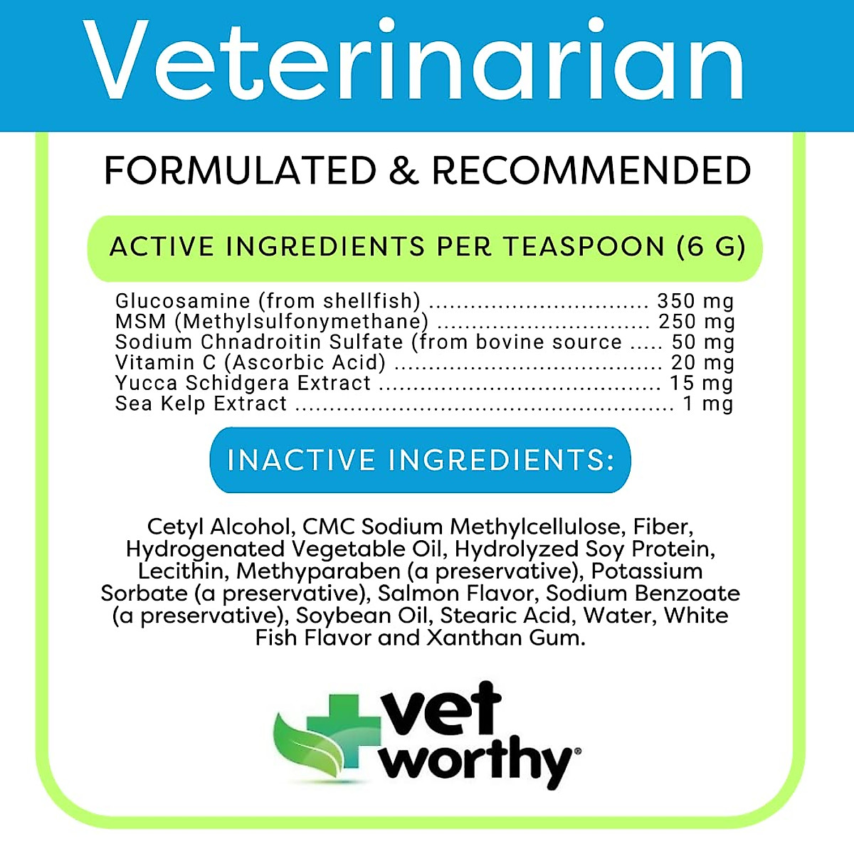 Vet Worthy Joint Paw Gel for Cats - 3oz - Glucosamine Chondroitin Joint Support Supplement -with MSM, Vitamin C, Yucca Schidigera, Sea Kelp - Salmon Flavor Cat Paw Gel - Daily Use
