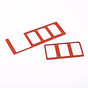 for Toyota Tacoma 2011-2015 Real Carbon Fiber Car Mirror Adjustment Switch Frame Sticker Decorative Panel Cover Protection Car Interior Accessories