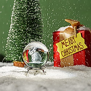 60mm Glass Laser Engraved Rabbit Ball Paperweights 2023 Crystal Easter Rabbit Year Figurines 3D Crystal Ball with Stand Easter Bunny Decoration for Home Office Birthday Gifts for Mum Women Kids Girls