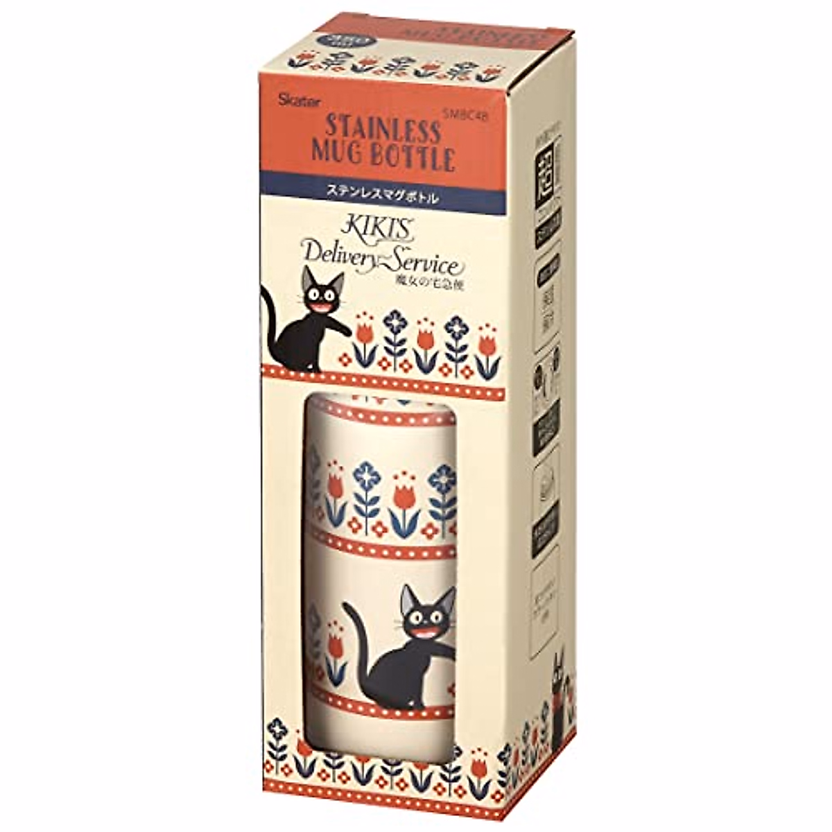Skater SMBC4B-A Stainless Steel Mug Bottle, Kiki's Delivery Service, Studio Ghibli, 11.8 fl oz (350 ml), Water Bottle