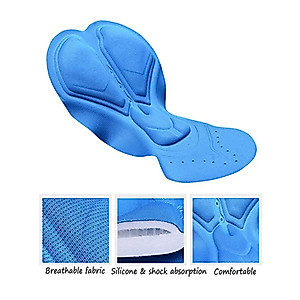 Cycle Clothes Jersey Profession Bike Clothing Unisex MTB Summer Set+Silica Bib Shorts+Reflective Strip+Back Pocket BlueB-XXL