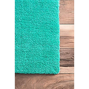 nuLOOM Handmade Ombre Shag Area Rug, 5x8, Turquoise
