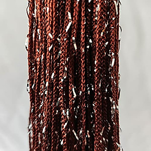 2 Pcs Door String Curtain Doorway Beads Curtains,Hanging Room Divider Beaded Decor Hippie Glitter Fringe Panel Closet Window Wall Backdrop Doors Sequin Sheer Boho Doors Tassel (2, Coffee, 39×79in)