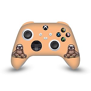 Head Case Designs Officially Licensed Animal Club International Sloth Faces Vinyl Sticker Gaming Skin Decal Cover Compatible With Xbox Series X/S Controller