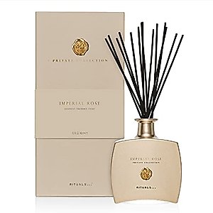 RITUALS Imperial Rose Luxury Oil Reed Diffuser Set - Fragrance Sticks with Rose Oil & Green Tea - 15.2 Fl Oz