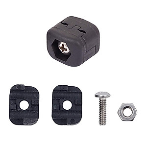 DEEPOWER Drop Away Arrow Rest Clamp Buckle, Plastic Fastener Clip for Adjusting Bowstring, Outdoor Archery Hunting Shooting Accessory