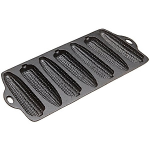 Old Mountain Pre Seasoned 7 Impression Cornbread Pan, 12 Inch x 5 1/2 Inch