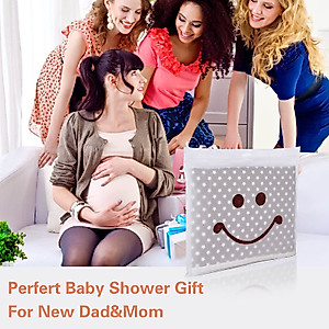 Baby Diaper Changing Pad, 21 5/8" x 31.5" Waterproof Changing Pad Liners 2Pack - Reusable Soft and Absorbent Portable Changing Mat(Star2PCS)