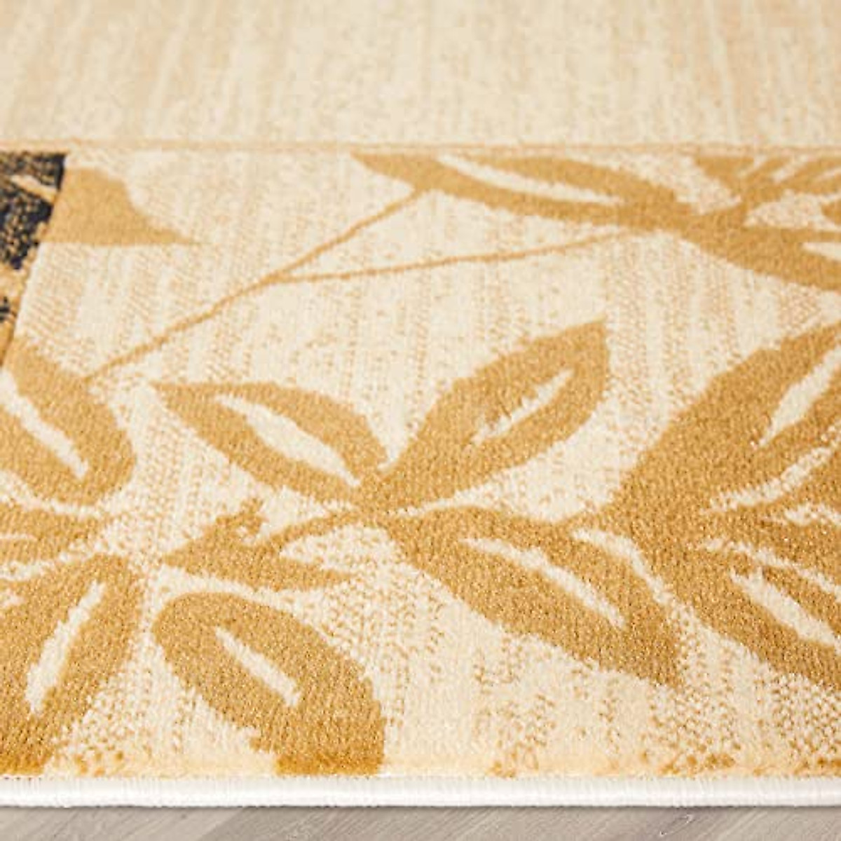 Well Woven Dulcet Damask Ivory Transitional Area Rug 5' X 7'2''