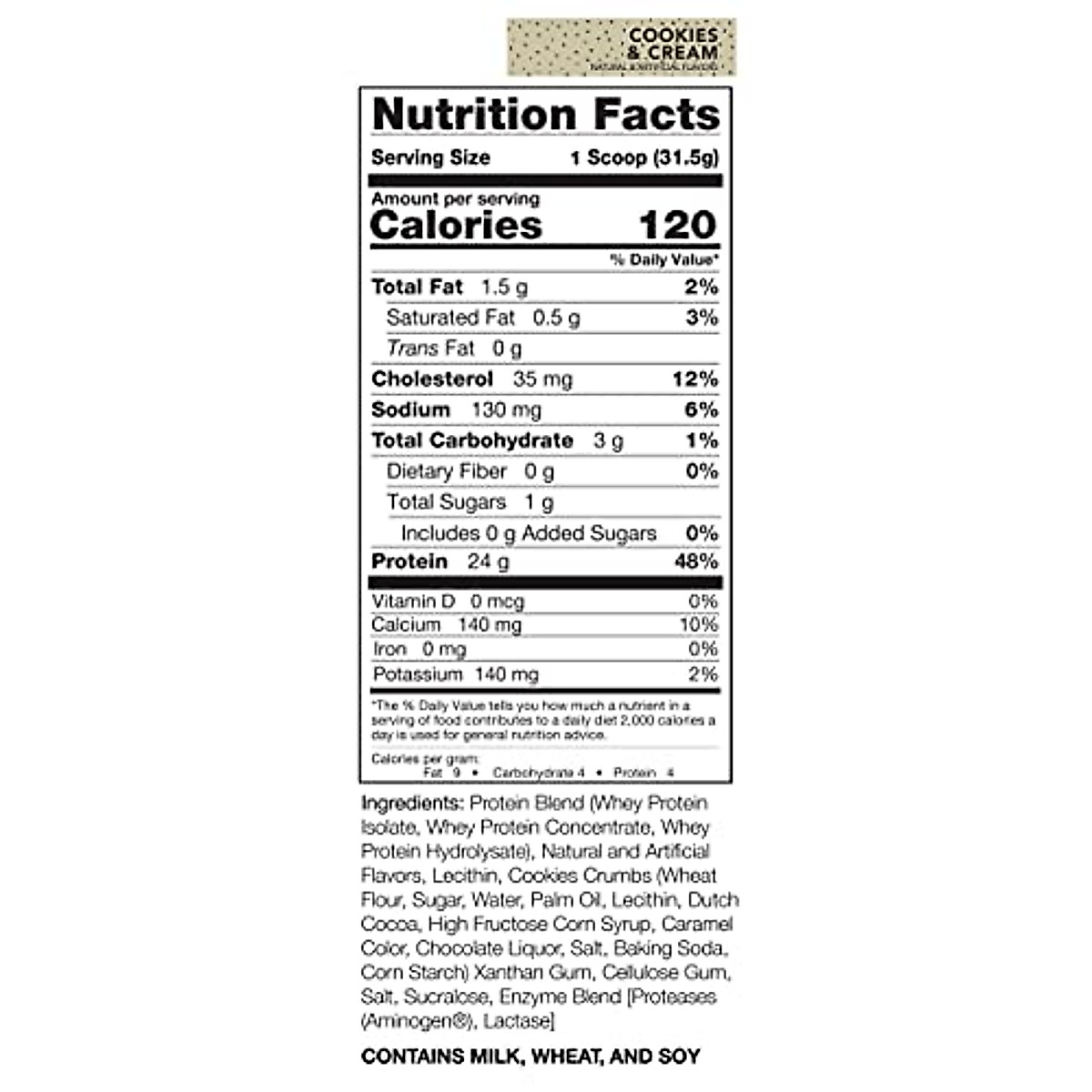 Rival Whey - Cookies and Cream 5lbs