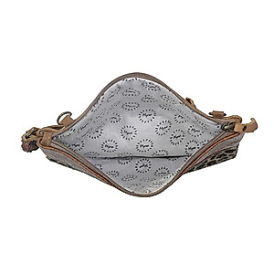 Myra Bag Liminal Cowhide Bag Upcycled Cowhide & Leather S-2837