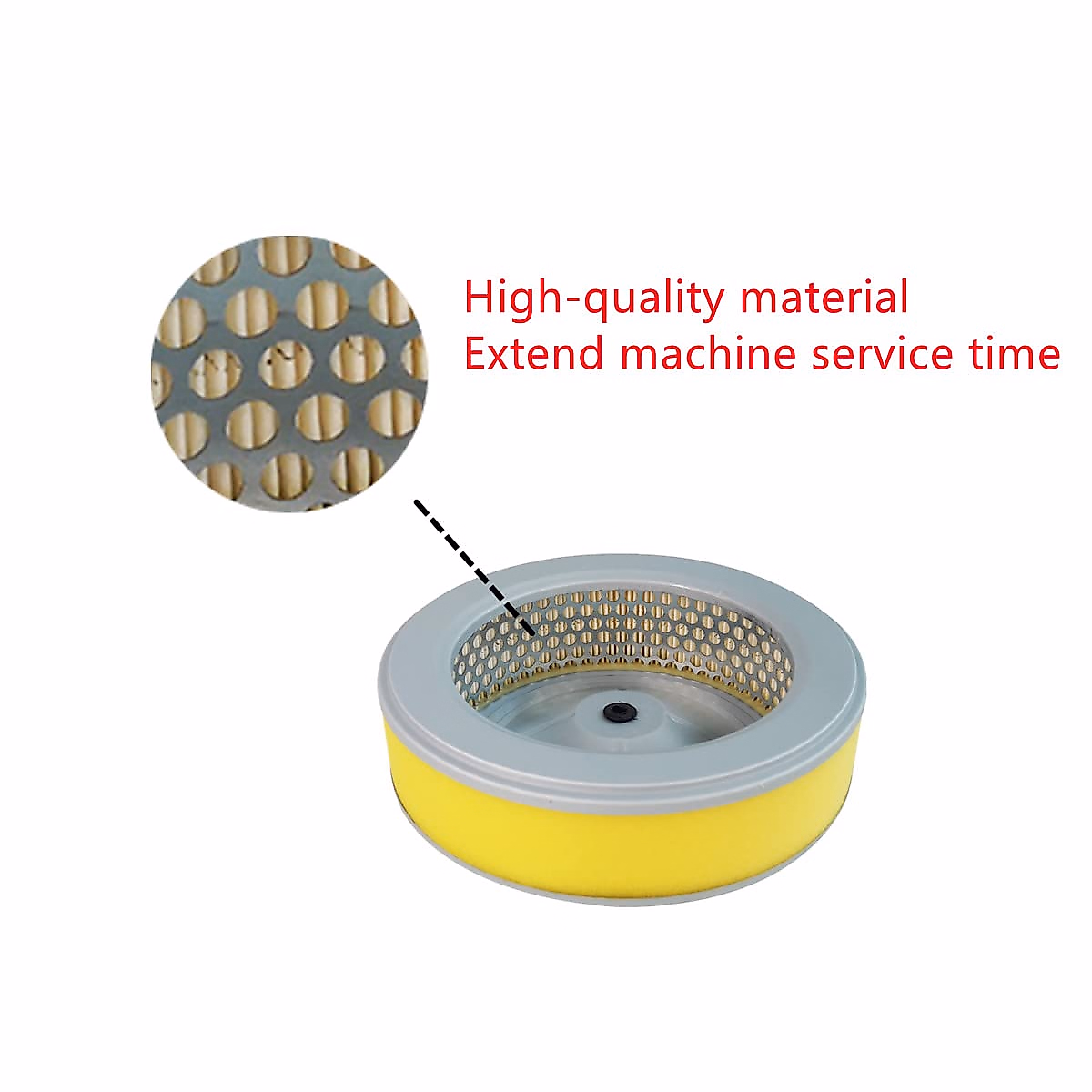 Kvjicdo GX690 Air Filter Compatible with Hnoda GX630 GX660 Engine Rep 17210-Z6L-010 (2 Pack)