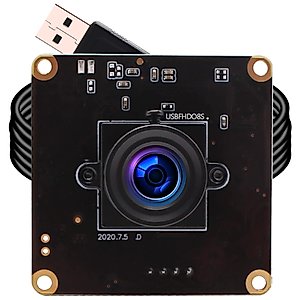 ELP 2MP High Speed USB Camera Module for Computer 1080P Mini UVC USB2.0 Webcam Board CMOS OV4689 Video CCTV Industrial PC Camera for Laptop High Frame 260fps 120fps 60fps Lightburn Camera