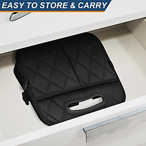 Deosk Trunk Organizer for Car, Collapsible Car Organziers and Storage with 6 Pockets, 50L Multi-Compartment Car Trunk Organzier, Car Accessories for Women/Men - Black Standard WXAG-0034