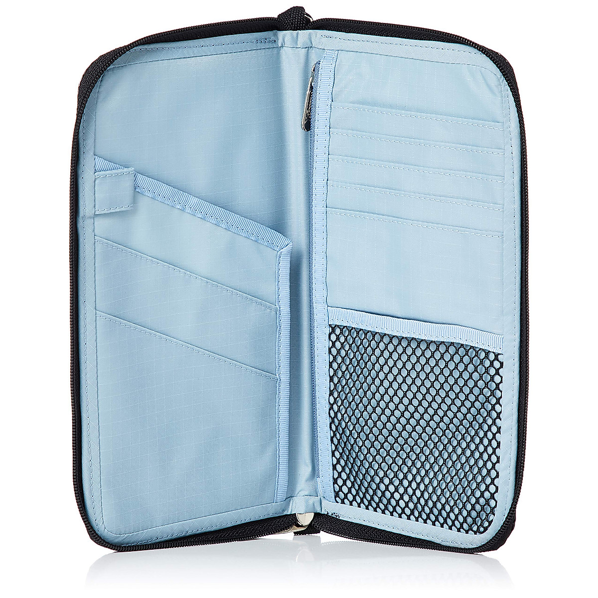 LeSportsac 4390 Multi Travel Wallet, Women's, Black Patent Hitrip