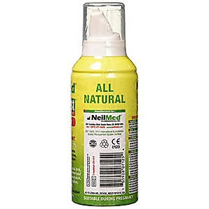 NeilMed NasaMist Hypertonic Extra Strength Saline Spray,Green 4.5 fl oz (Pack of 1)