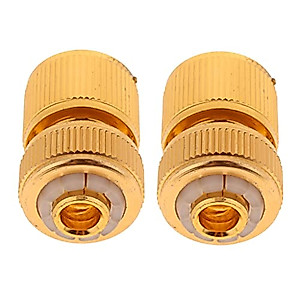 PETSOLA 2Pcs Pressure Washer Hose Adaptor Brass Plug Connection for Garden Hose - 1/2'' Female