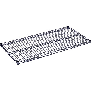 Nexel Wire Shelf, Blue Epoxy Finish, 24"W x 60"L