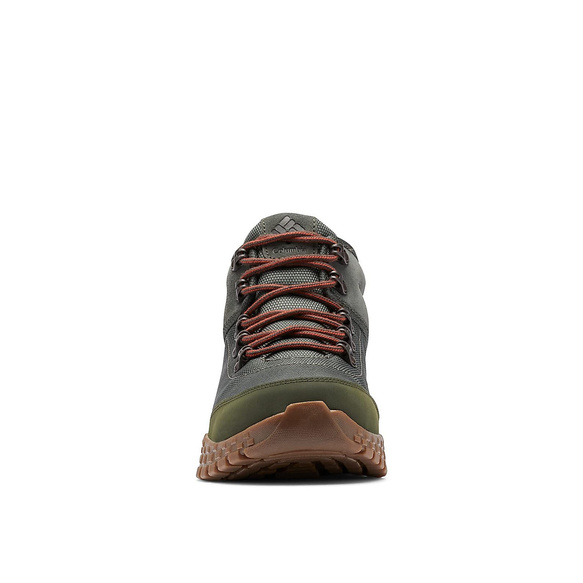 Columbia Men's Fairbanks Mid Hiking Shoe, Gravel/Dark Moss, 10.5