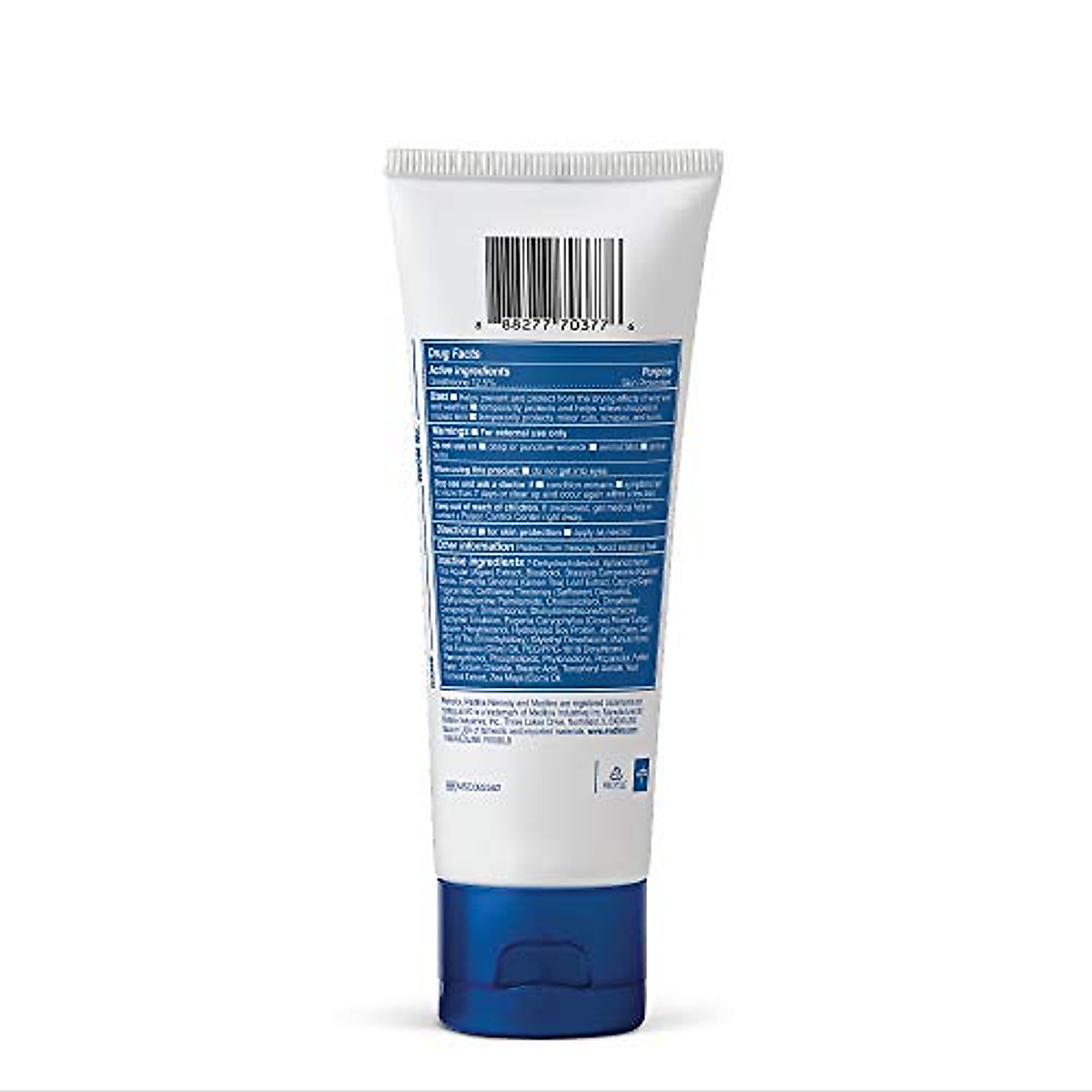 Medline Remedy Intensive Skin Therapy Hydraguard-D Silicone Barrier Cream, Gentle On Fragile Skin, Nourishes and Soothes, 2 Ounce.