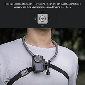 Sports Camera Neck Selfies Holder Wearable Bendable Neck Bracket Multiple Angle Adjustable for Skiing Surfing Biking Ushape Neck Holder Mount Phone Lazy Neck Stand Universal