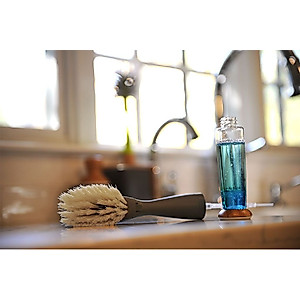 Full Circle FOMO Foam Soap Dispensing Dish Brush, 1 EA, Grey