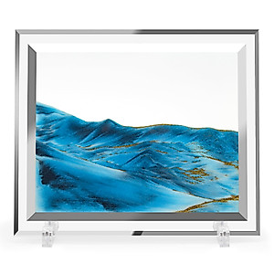Coitak Moving Sand Art Picture, Dynamic Sand Picture, Desktop Sand Art for Home Decor and Office (12x10inch)