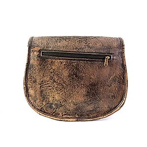 THE CHARMIKA: 13-Inch Women's Handbag - Full Grain Leather Crossbody Tote for Travel and Everyday Use