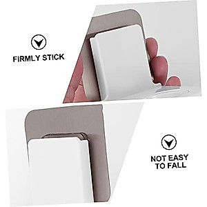 Cabilock 6 Pcs Shower Gel Holder Hanging Storage Shelves Body Wash Container Hanging Storage Racks Storage Brackets Trace-free Storage Holders Pp Wall-mounted Storage Racks Detergent Racks