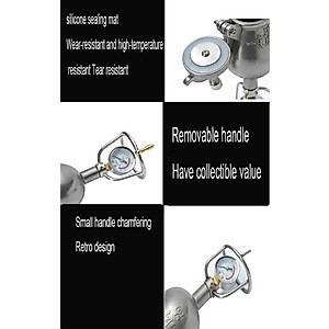 SchAan chinese popcorn maker high pressure popcorn makerTraditional Old-Fashioned Popcorn Machine, Mini Hand Popcorn Machine, Stainless Steel Popcorn Machine