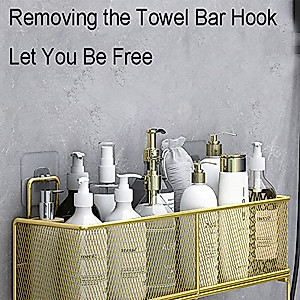 Shower Caddy Shelf Organizer, Bathroom Rack, Bathroom Toilet Wall Hanging Bath Toilet Towel Rack Storage Artifact, Bathroom Shower Organizer Rustproof Stainless Steel, Shower Caddy (??-????????)