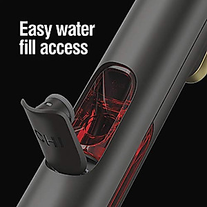 CHI Steam Handheld Garment Steamer for Clothes, Fabric and Drapes, 5 Minutes of Continuous Steam, Portable Wrinkle-Remover for Home and Travel, Black (11580)