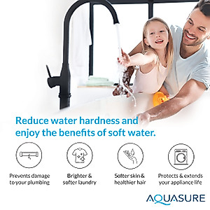 Aquasure Whole House Water Softener/Reverse Osmosis Drinking Water Filter Bundle (48,000 Grains)