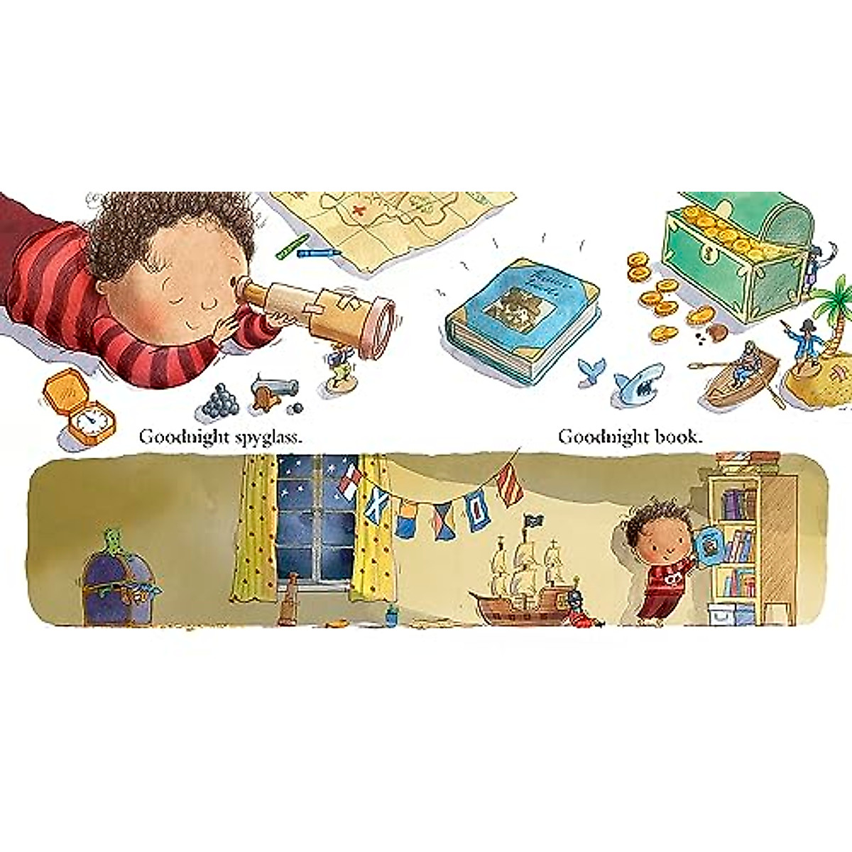 Goodnight Pirate: A Bedtime Baby Sleep Book for Fans of Buried Treasure! Perfect Christmas Gift, Holiday Stocking Stuffer (Goodnight Series)