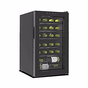 70L Compressor Wine Cooler Refrigerator | Large Freestanding Wine Cellar | 41f-64f Digital Temperature Control Wine Fridge for Red White Champagne or Sparkling Wine
