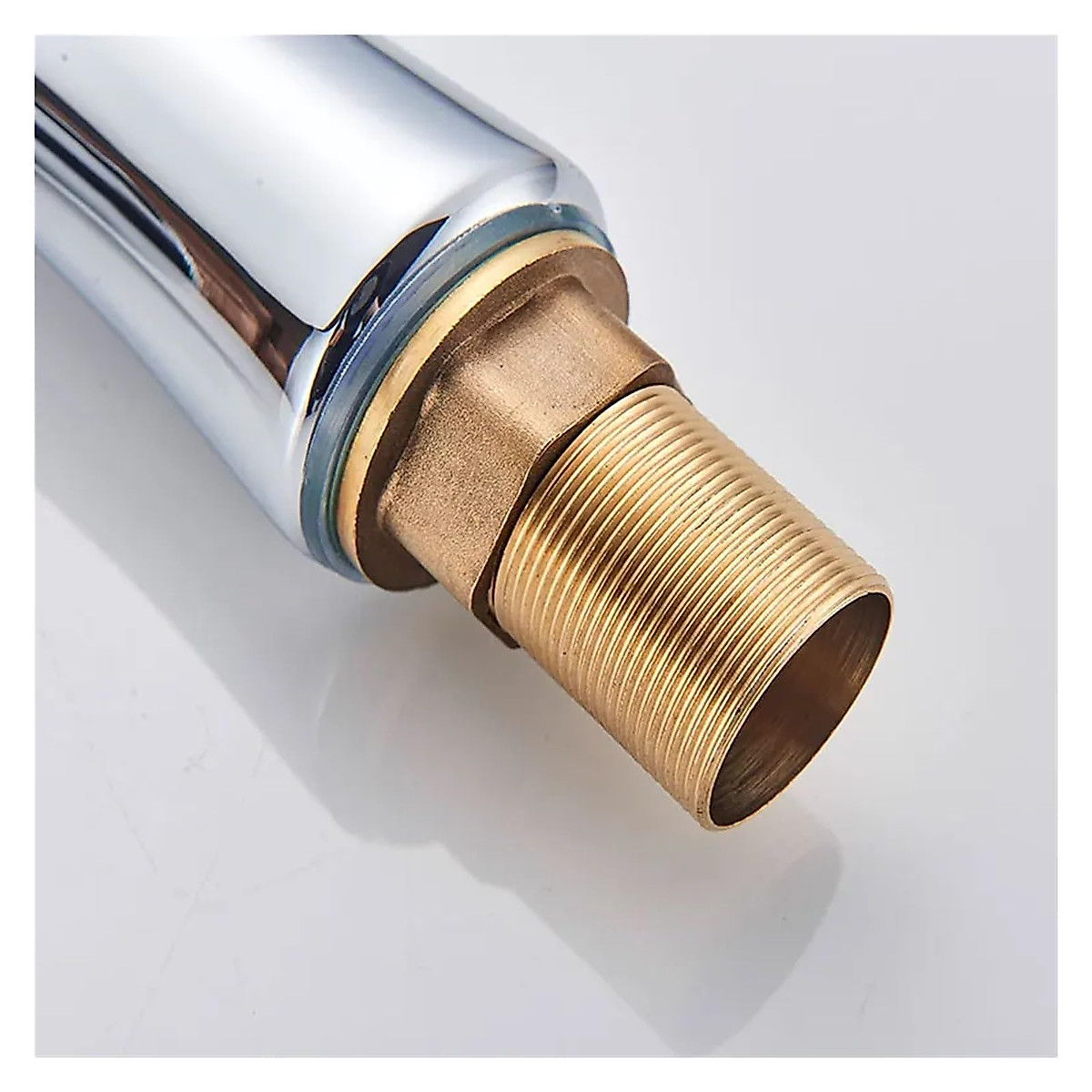 Chrome Basin Faucet Waterfall Bathroom Faucet Single Handle hot and Cold Water Basin Mixer Faucet Bathtub Sink Water Crane(ORB Tall)