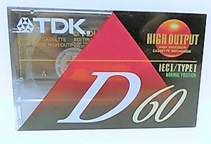 TDK Audiocassettes Superior Normal Bias D60 (Discontinued by Manufacturer)