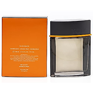 TOUS Man Intense Perfumes Eau De Toilette Spray, 3.4 Ounce, Multi