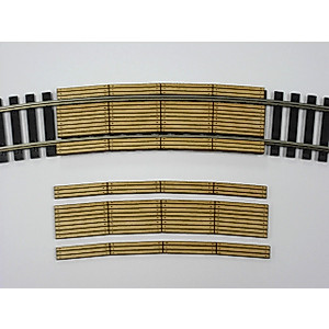 Train Time Laser HO Scale ** Laser Cut ** Custom Double Lane 18 in. Curved Crossing ~ 2 Pack
