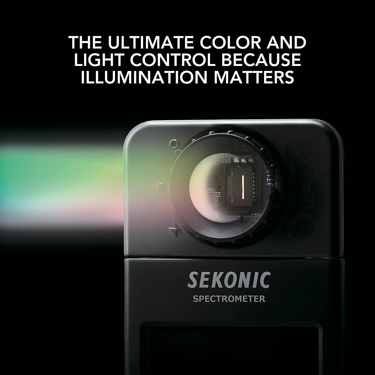 Sekonic C-7000 Spectrometer Spectrum Analyzer Bundle Kit - Portable Handheld Tool for Precision Color Control & Interpretation for Home, Designer's Firm, Engineering Lab & Industrial Use