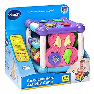 VTech Busy Learners Activity Cube, Purple